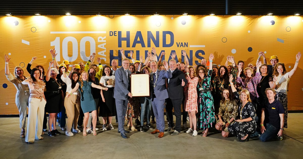 Heijmans krijgt Predicaat Koninklijk bij 100-jarig jubileum